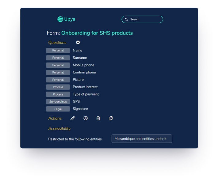 Upya Collect | CRM for data collection | Mobile app