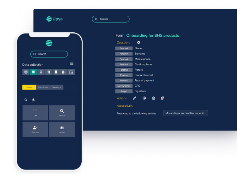 Upya | Data Collection | Mobile data collection app